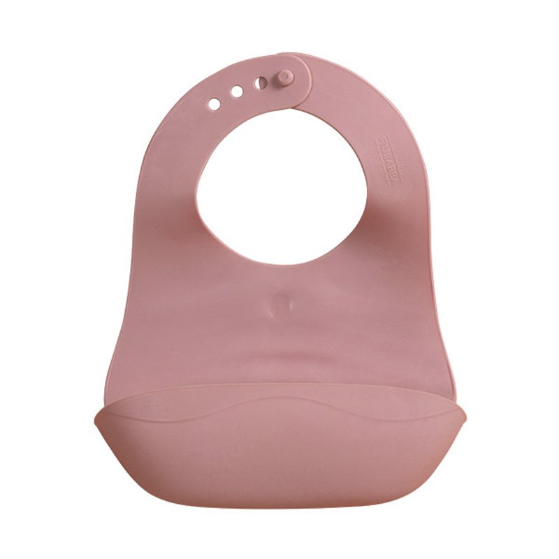 FILIBABBA - Foldable bib, Dusty Rose